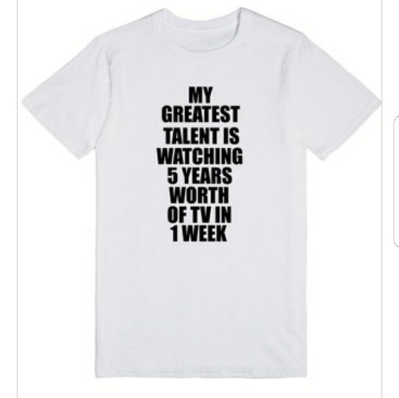 glamfoxx | Tops | Gtreatest Talent Binge Watching Funny Tshirt | Poshmark